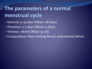 R2 management of menstrual disordersll | PPT