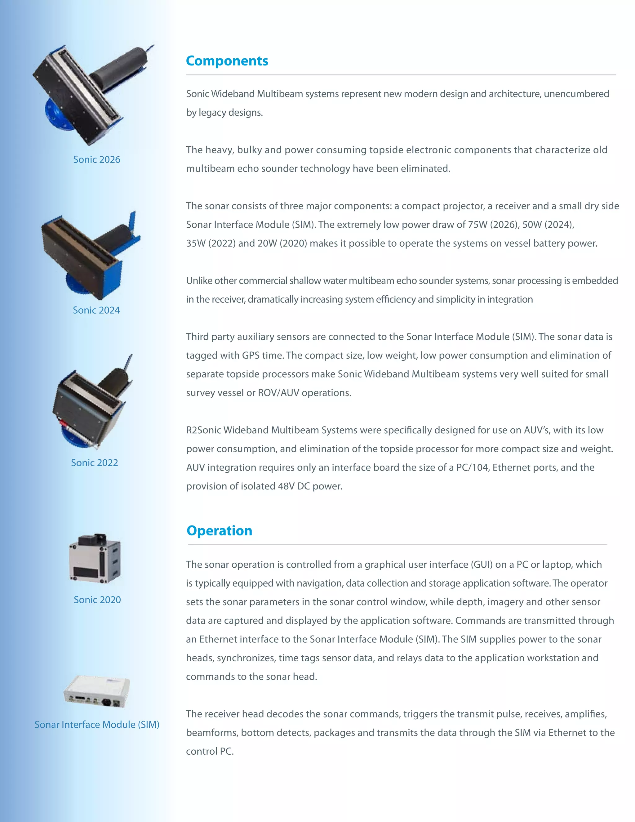 R2Sonic Product Brochure | PDF