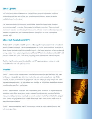 R2Sonic Product Brochure | PDF