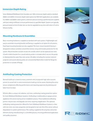 R2Sonic Product Brochure | PDF
