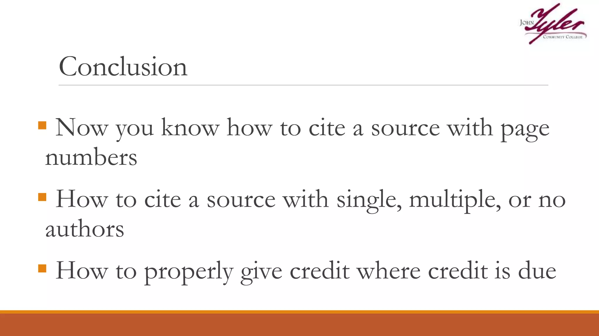 MLA in text citations | PPTX