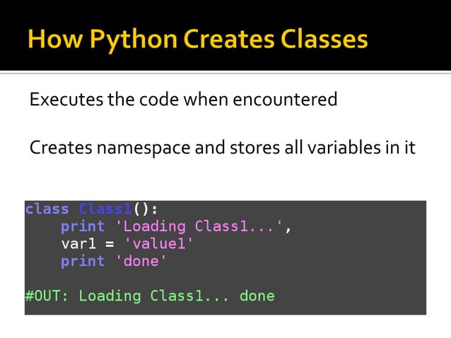 Python Meta Classes and how django uses them | PPT