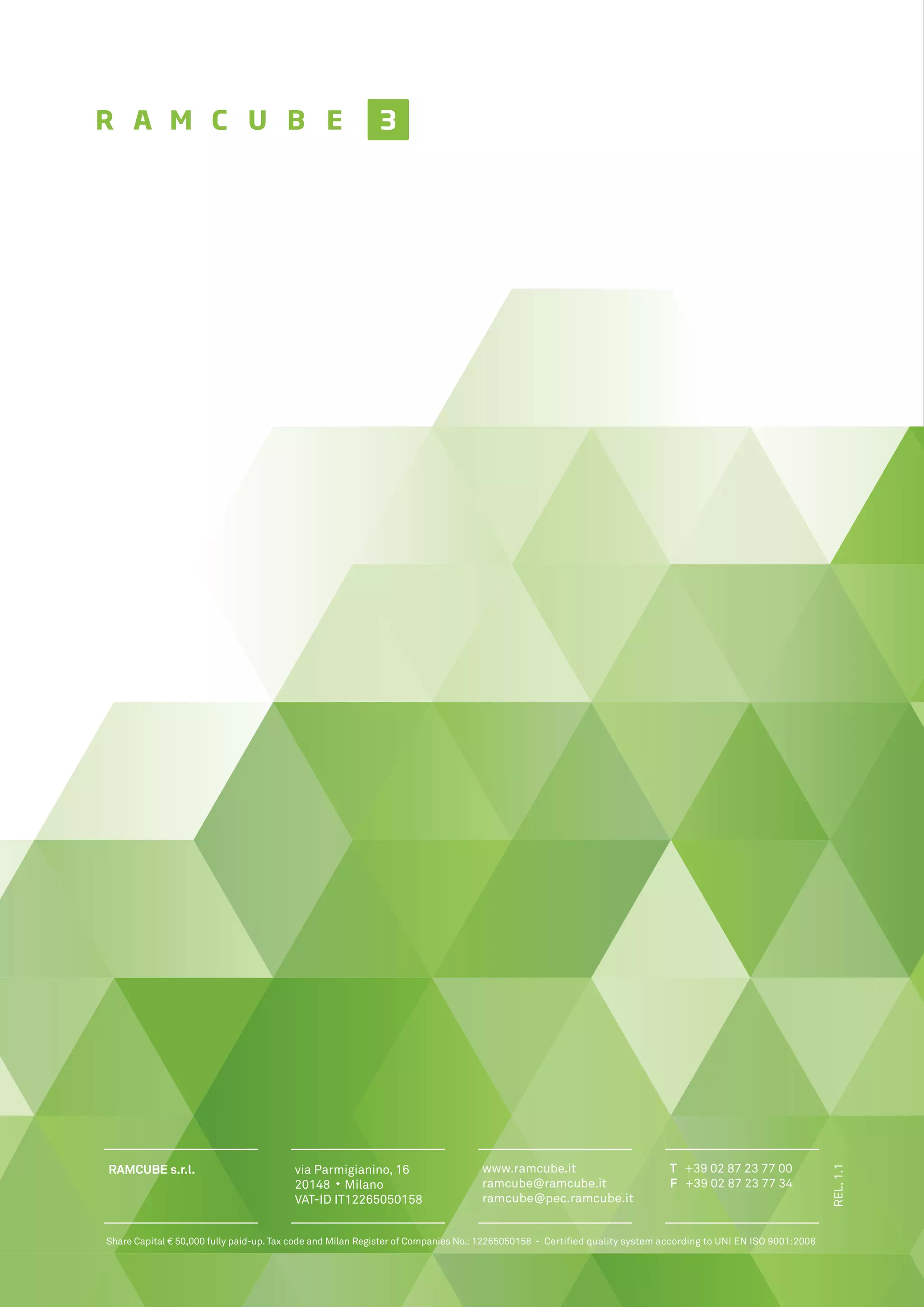 RAMCUBE - Asset management services | PDF