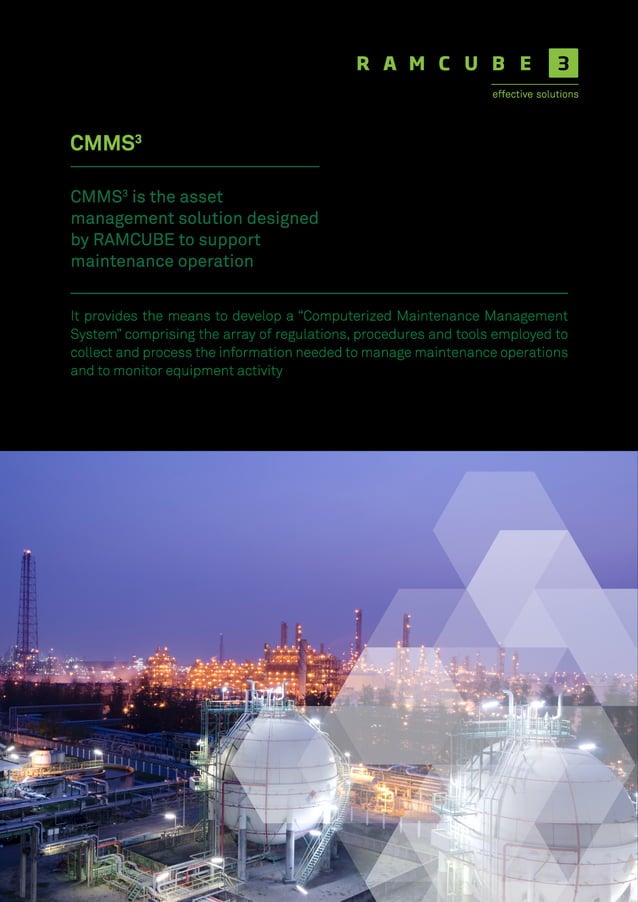 RAMCUBE - CMMS software (data sheet) | PDF