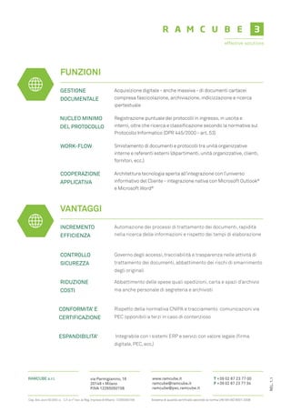 RAMCUBE - DOC3 software | PDF