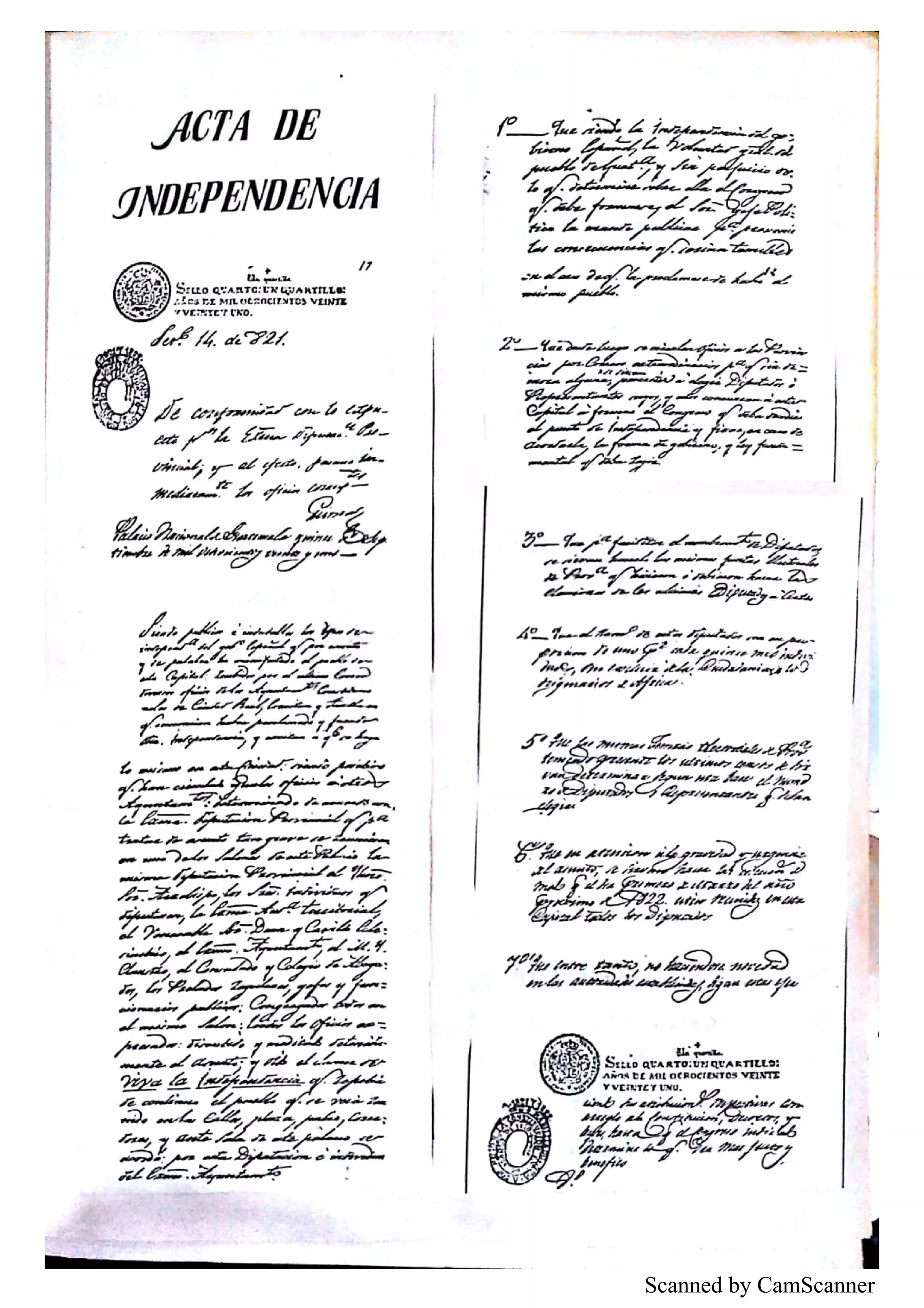 R318 Recopilación de artículos sobre la independencia de El Salvador ...