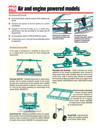 Multiquip Vibratory Truss Screeds | PDF