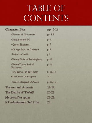 Education Packet: "Richard III" by William Shakespeare | PDF