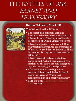 Education Packet: "Richard III" by William Shakespeare | PPTX