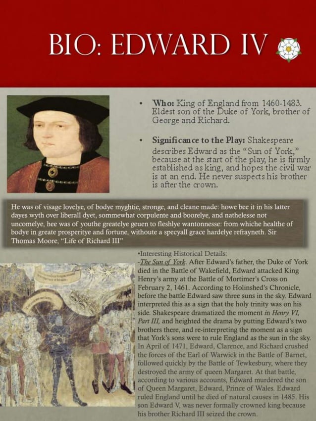 Education Packet: "Richard III" by William Shakespeare | PPTX