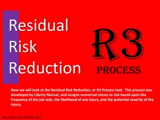 R3 Process Training | PPTX