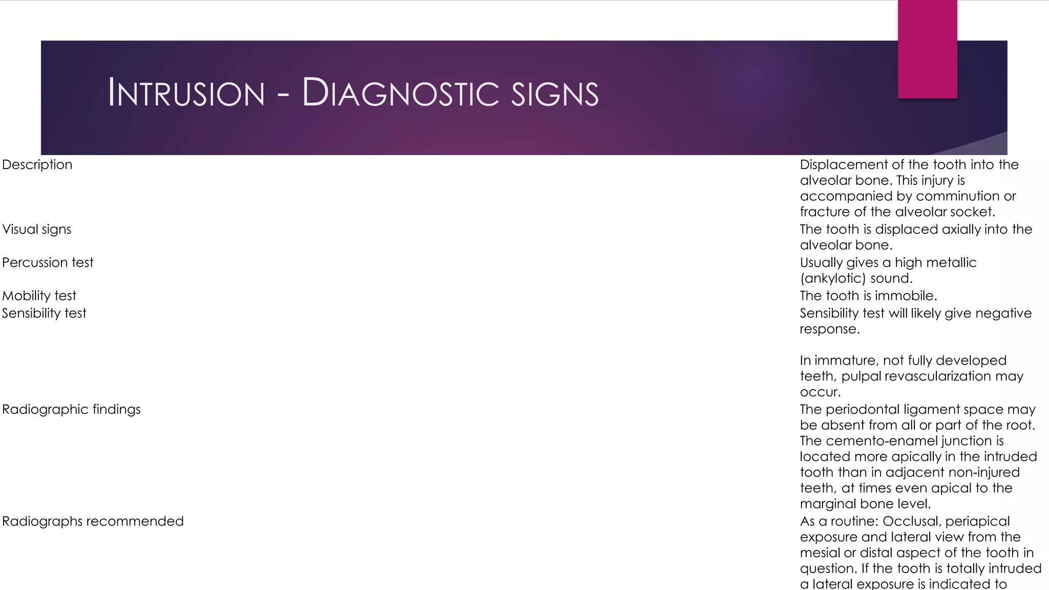 Luxation tooth injuries | PPTX
