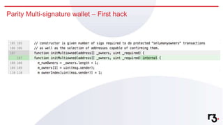 DevDay: Writing a Secure CorDapp, (almost) Everything You Didn't Know You Needed To, R3 | PPT