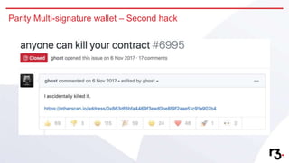 DevDay: Writing a Secure CorDapp, (almost) Everything You Didn't Know You Needed To, R3 | PPT