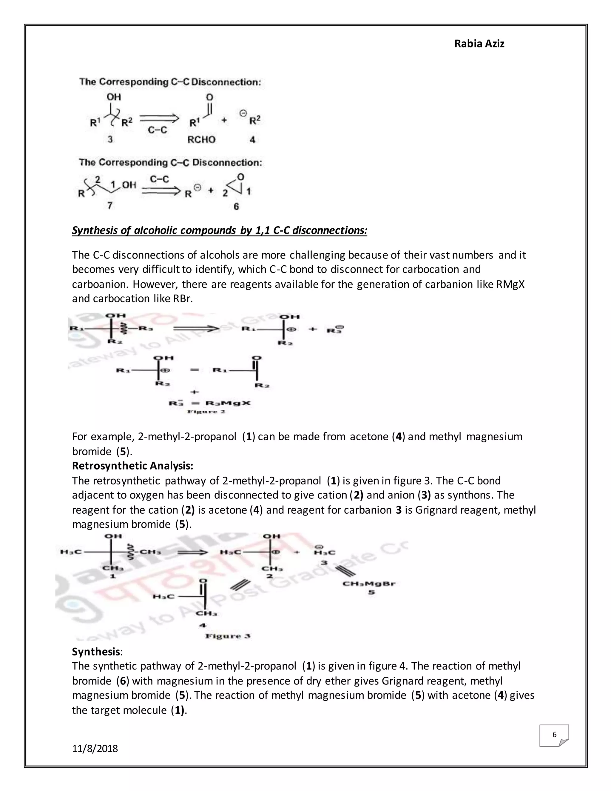 Organic Synthesis: | DOCX