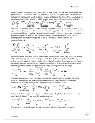 Organic Synthesis: | DOCX