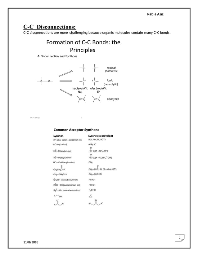 Organic Synthesis: | PDF