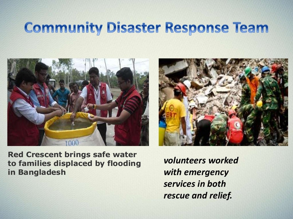 Community Based Disaster Management