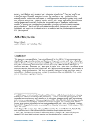 Generative Artificial Intelligence and Data Privacy: A Primer | PDF