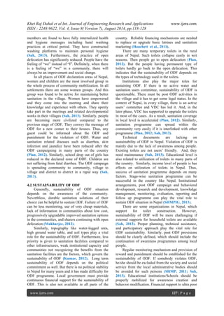 Sanitation Coverage And Impact Of Open Defecation Free (ODF) Zone With ...