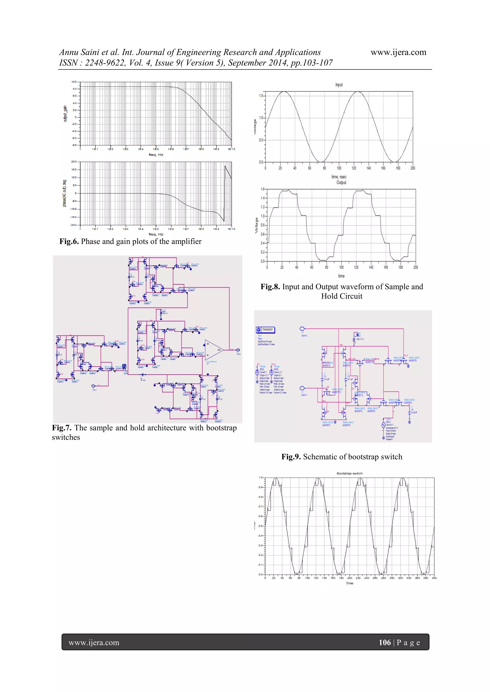 Design of a Sample and Hold Circuit using Rail to Rail Low Voltage ...