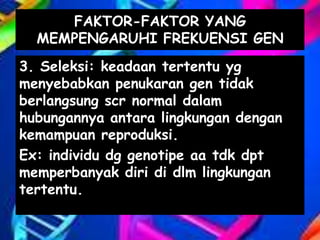 genetika populasi power point | PPTX