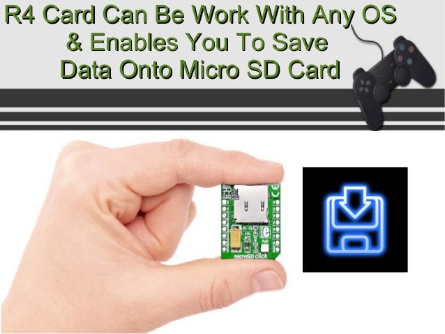 R4 card for nintendo ds gaming consoles