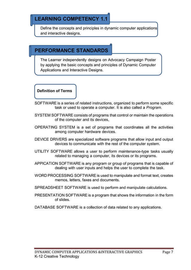 CREATIVE TECHNOLOGY 7 QI-L1 | PDF | Computer Software and Applications ...