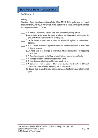 CREATIVE TECHNOLOGY 7 QI-L3 | PDF