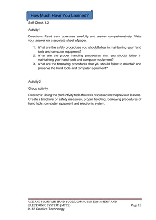 CREATIVE TECHNOLOGY 7 QI-L3 | PDF