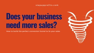 6-Step Process to 3x Sales | PPT