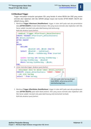 Chapter 01 - Pembuatan Database | PDF