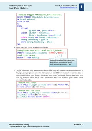 Chapter 01 - Pembuatan Database | PDF