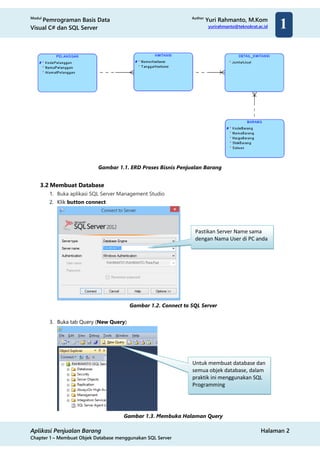Chapter 01 - Pembuatan Database | PDF