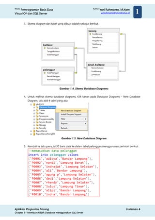 Chapter 01 - Pembuatan Database | PDF