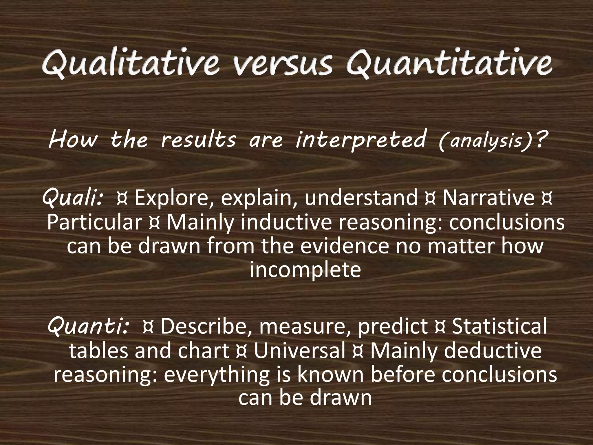 Quantitative and Qualitative Research | PPTX