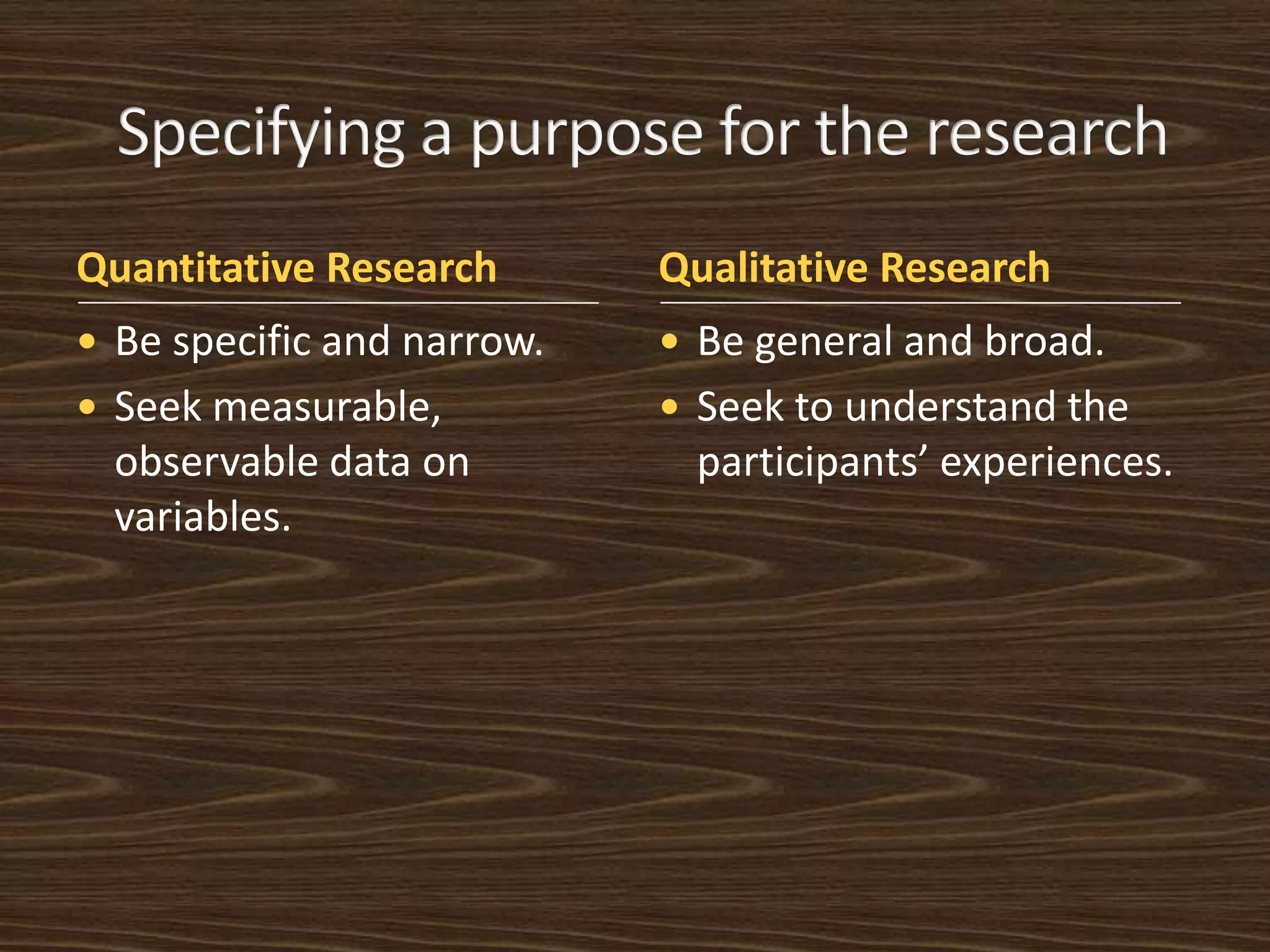 Quantitative and Qualitative Research | PPTX
