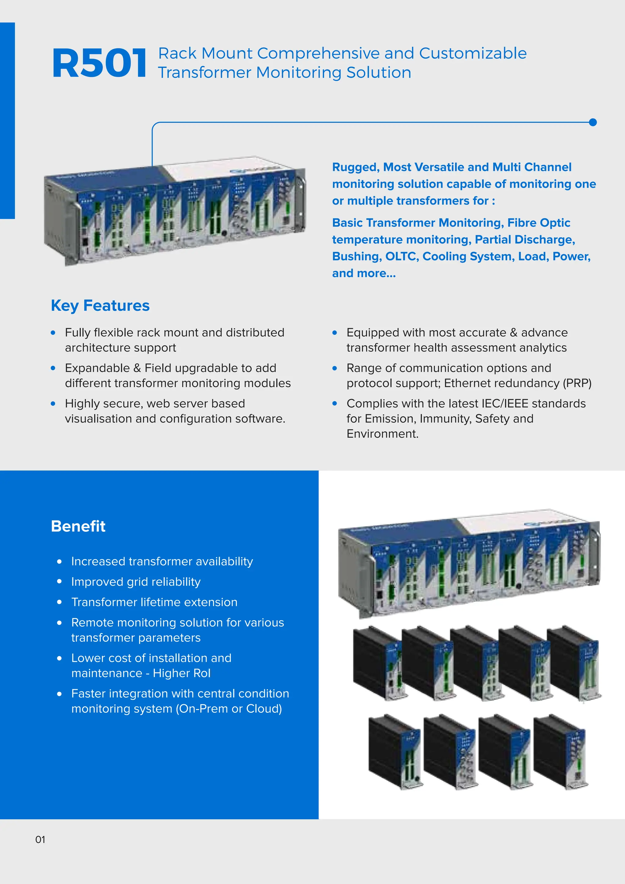 R501 ADVANCED TRANSFORMER MONITOR | Rugged Monitoring | PDF