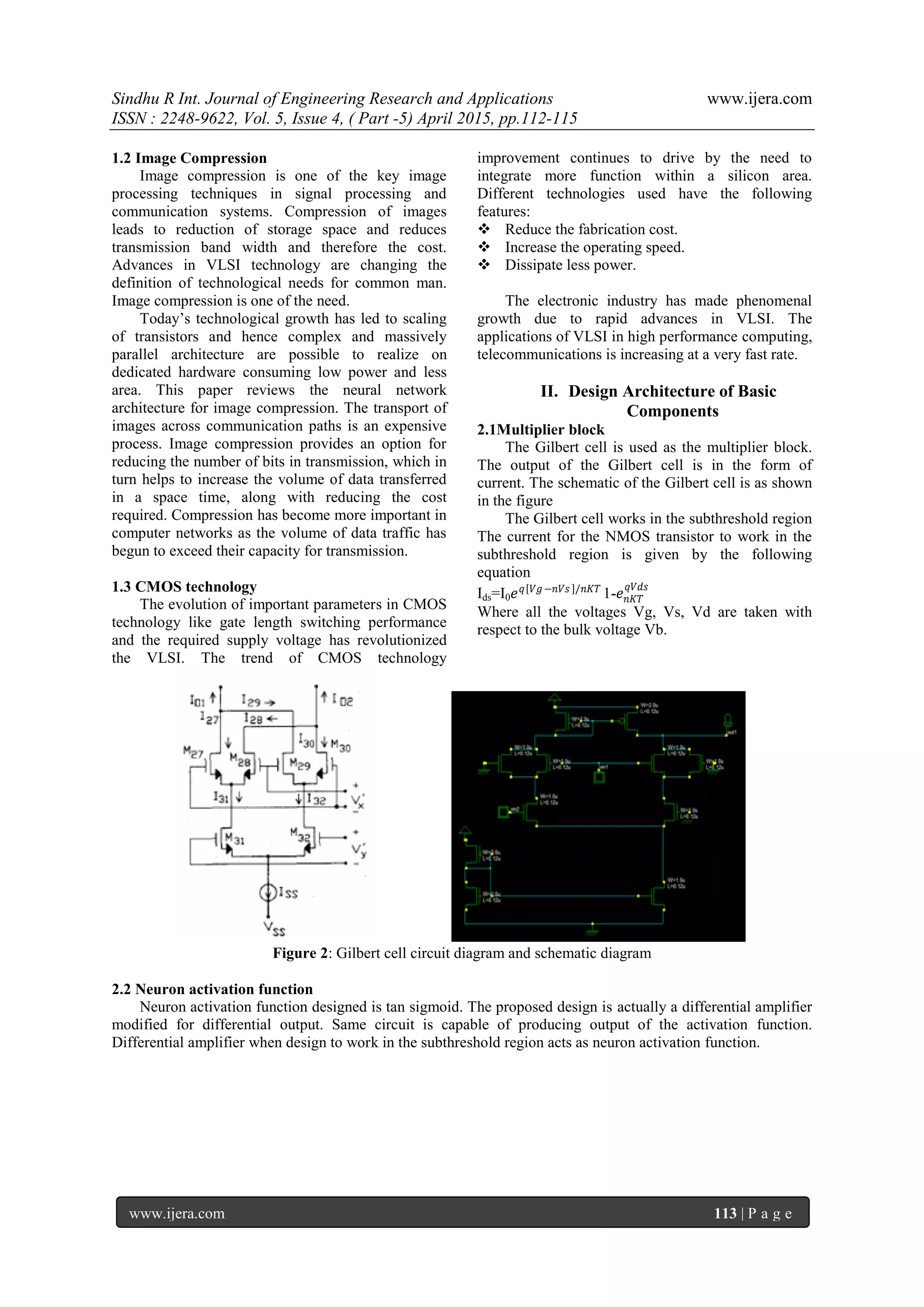 Implementing Neural Networks Using VLSI for Image Processing (compression) | PDF
