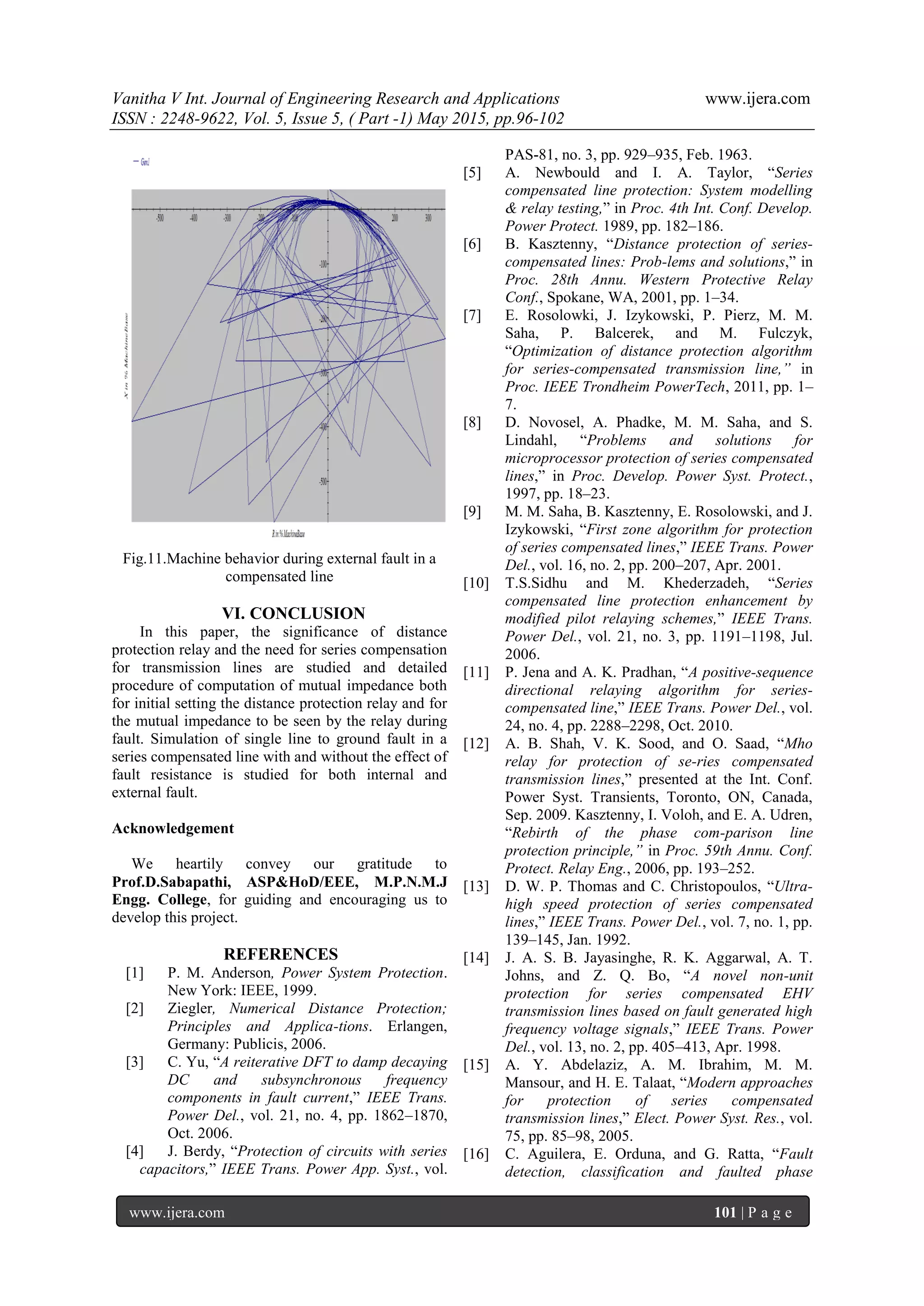 Distance Protection Scheme for Series Compensated Transmission Lines | PDF