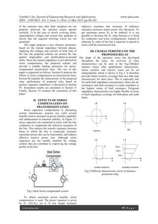 Distance Protection Scheme for Series Compensated Transmission Lines | PDF