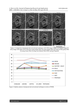 Noise Removal in SAR Images using Orthonormal Ridgelet Transform | PDF