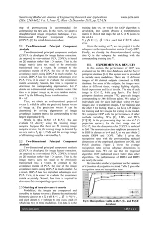 Multimodal Biometrics Recognition by Dimensionality Diminution Method | PDF | Computing ...