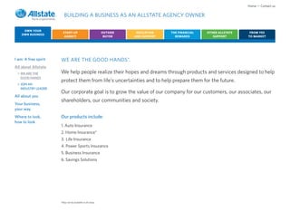 Allstate Exclusive Agency Program | PPT