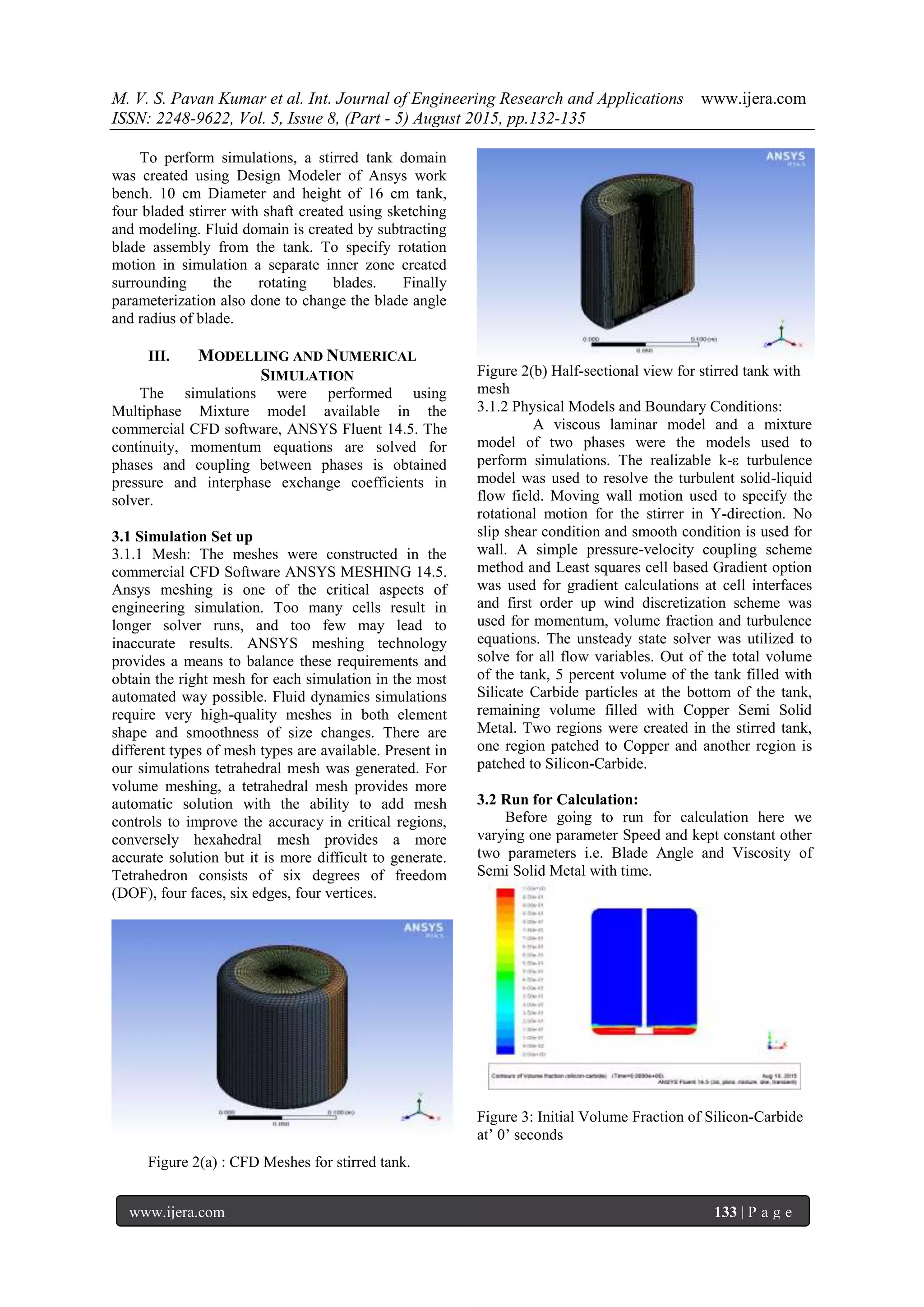 Simulation of Stir Casting Process Using Computational Fluid Dynamics | PDF | Physics | Science