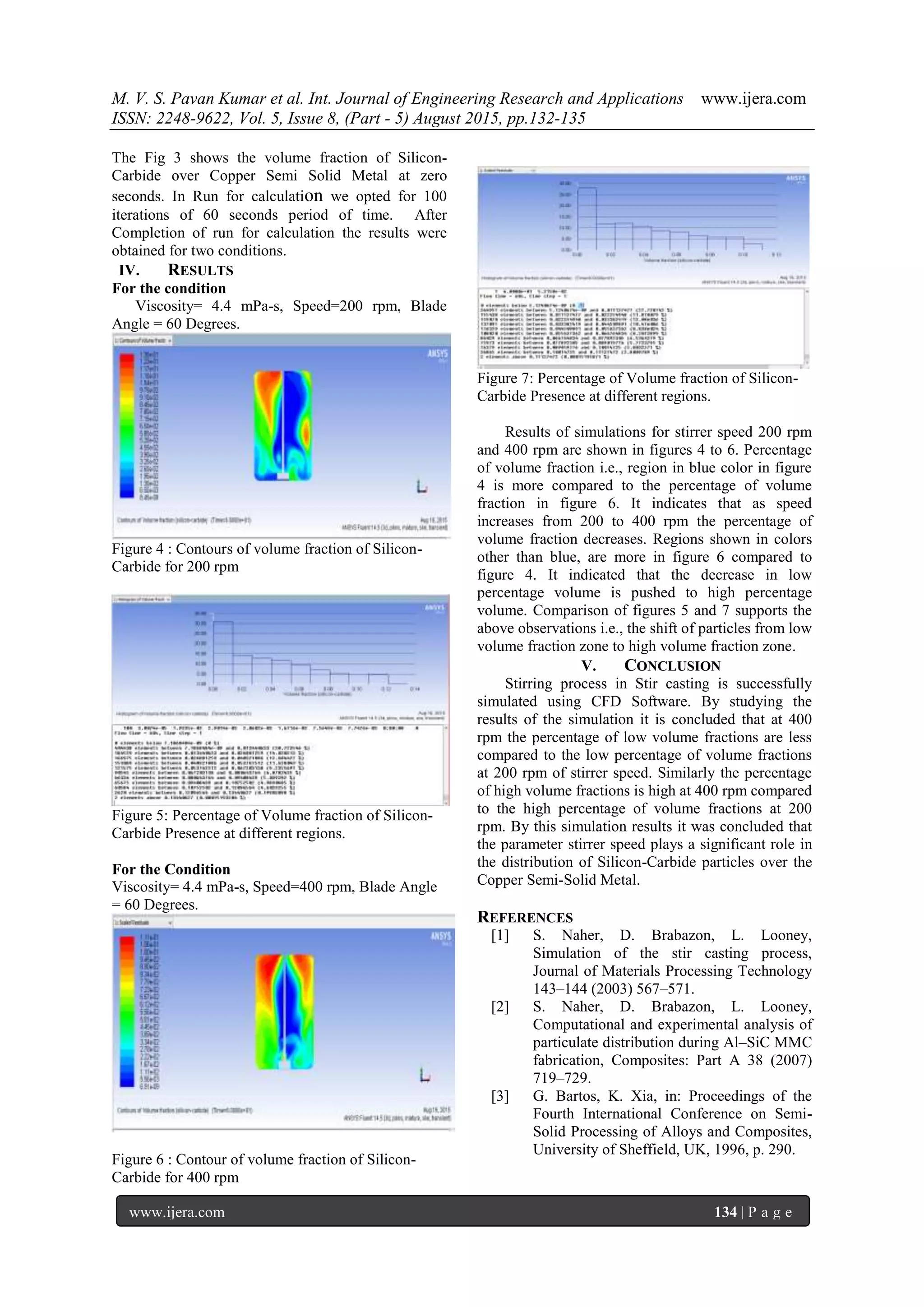 Simulation of Stir Casting Process Using Computational Fluid Dynamics | PDF | Physics | Science