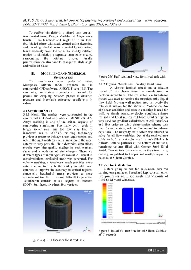 Simulation of Stir Casting Process Using Computational Fluid Dynamics | PDF | Physics | Science