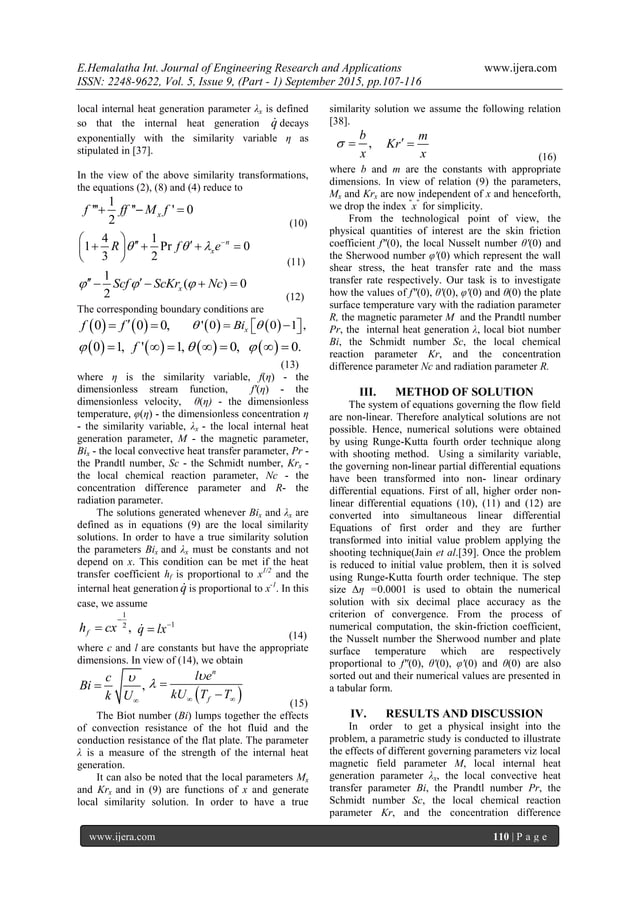 Effects Of Thermal Radiation And Chemical Reaction On Mhd Free