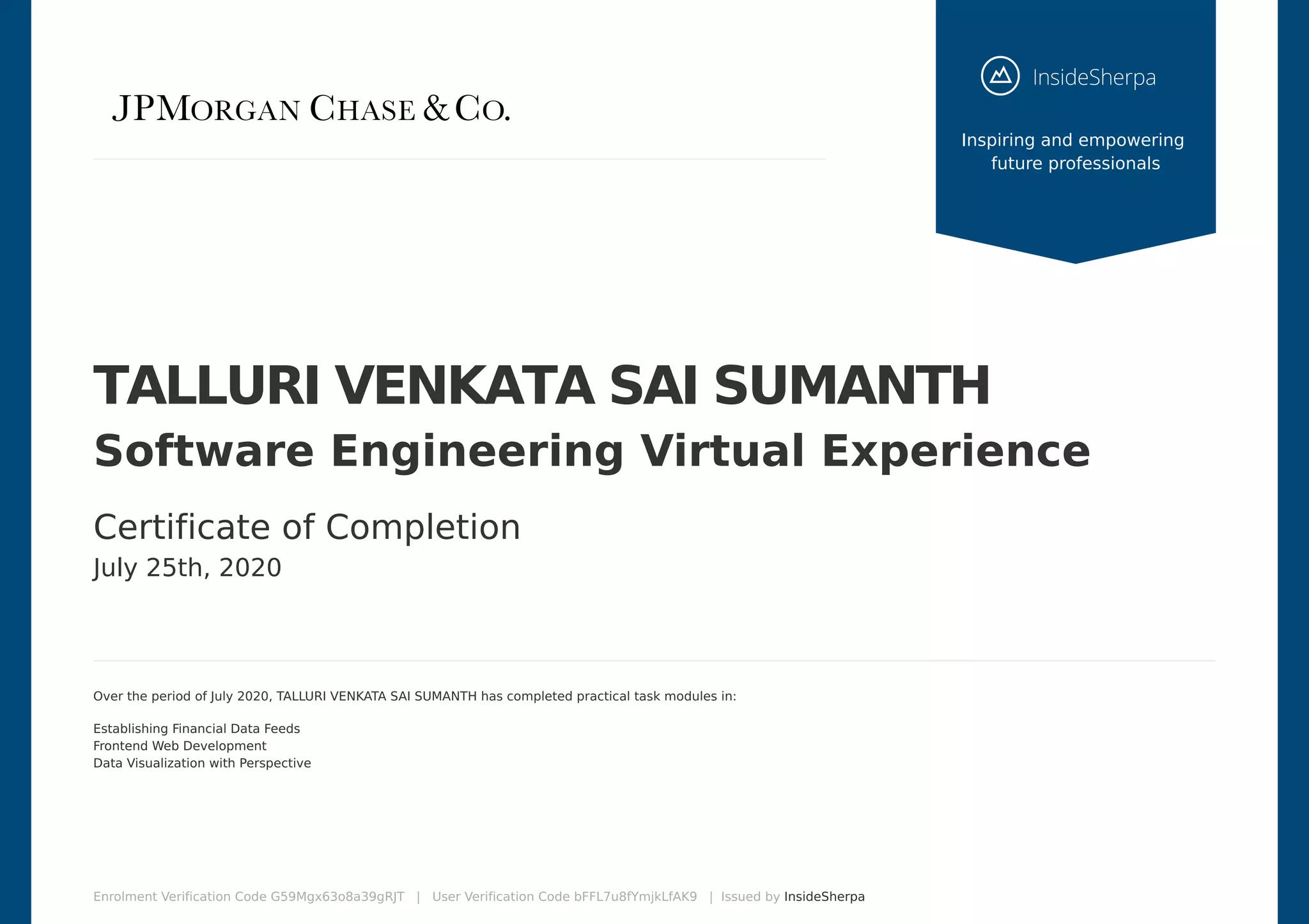 JPMorgan Chase Virtual Experience | PPT | Free Download