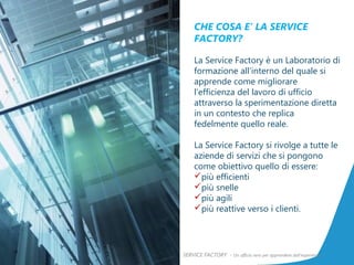 Service Factory by JMAC | PPT